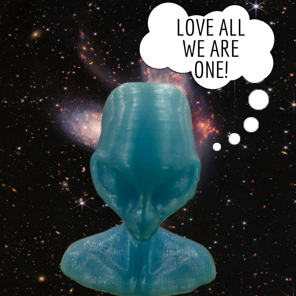 3D “Mars is here” Alien Space Toys – Eat With Aliens